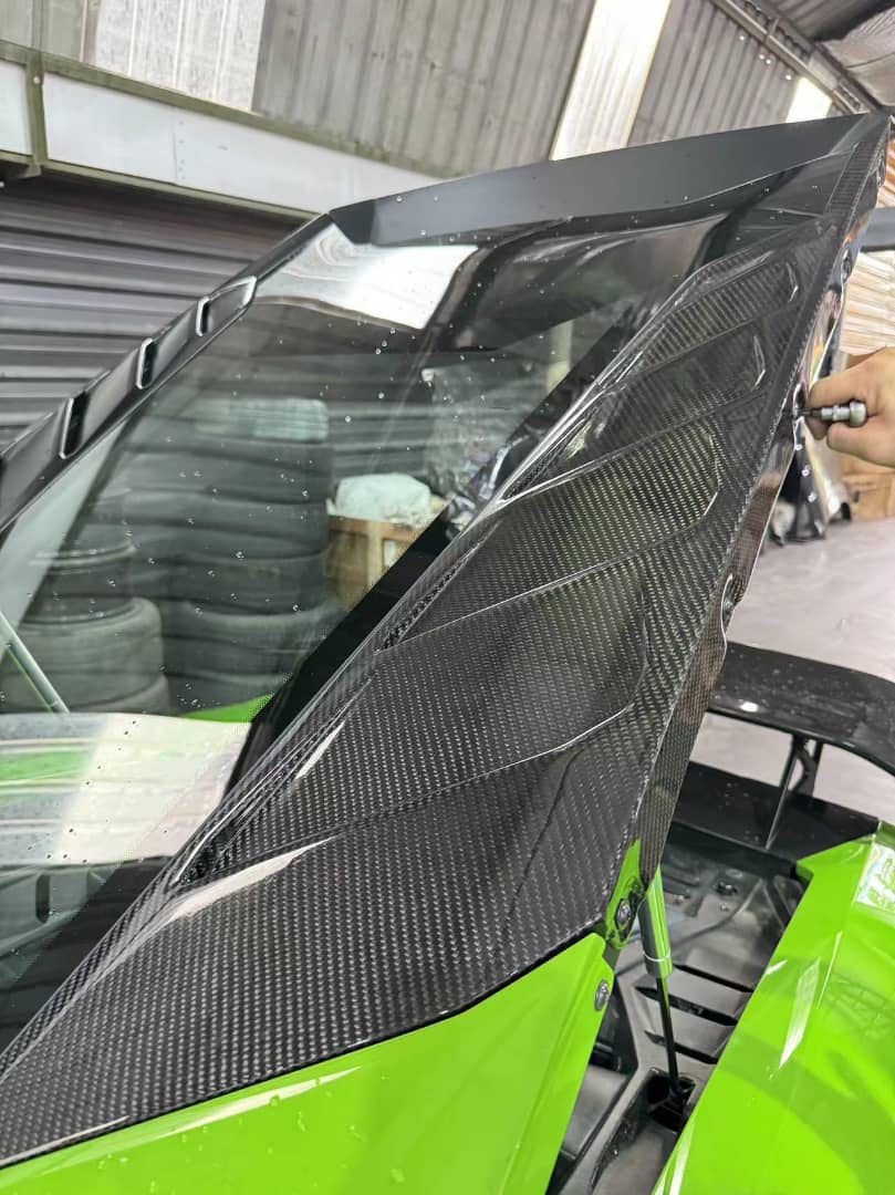 Lamborghini Huracan carbon fiber rear window louvers (2015-2019 ...