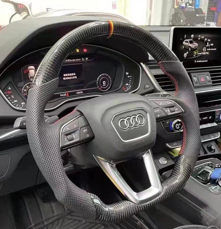 Audi S / RS / Q5 / Q6 / Q7 / Q8 Carbon steering wheel (2018 ...