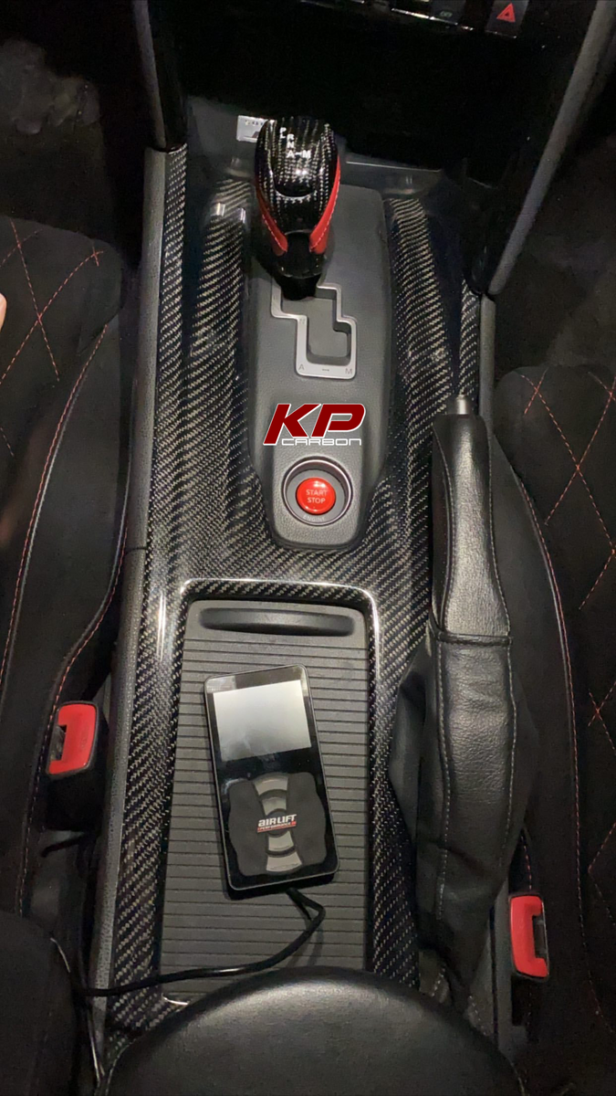 GTR Carbon Center Console Overlay (2009-2016) – KPcarbon LLC